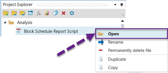 Schedule Report Formula