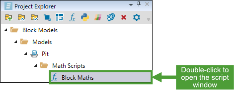 Applying a Maths Script