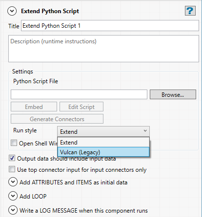 Vulcan-Style Scripts