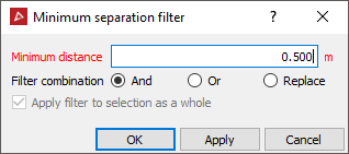 Minimum separation