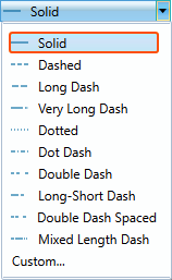 Edit line style