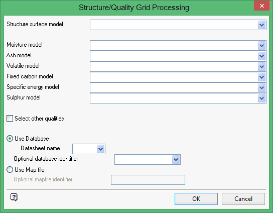 Vulcan : Model : Grid Mesh Surfaces : Create Mapfile