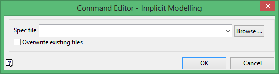 Vulcan : Block : Manipulation : Command Editor : Implicit Modelling