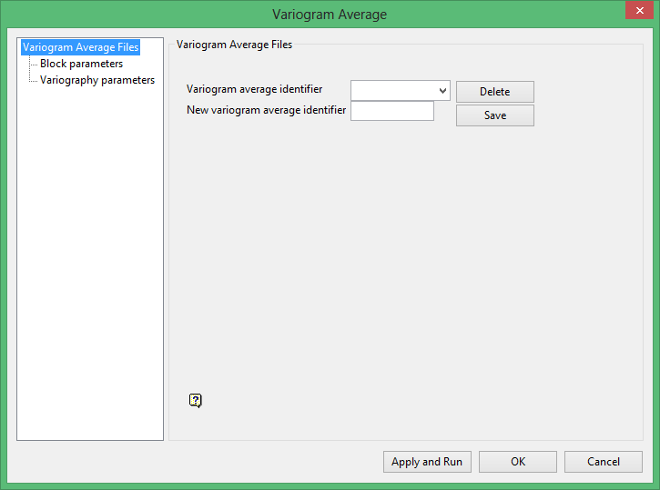 Vulcan : Block : Simulation : Variogram Average