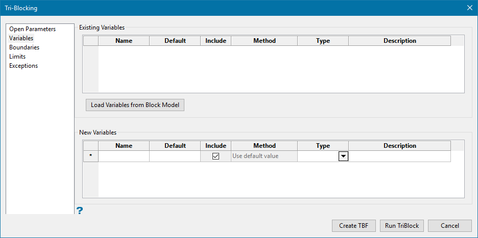 Vulcan : Block : Transfer : Tri-Block Parameters