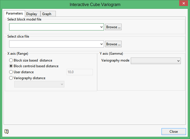 Vulcan : Block : Variography : Cube Interactive