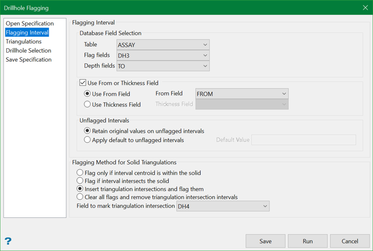 Vulcan : Geology : Drilling : Flag
