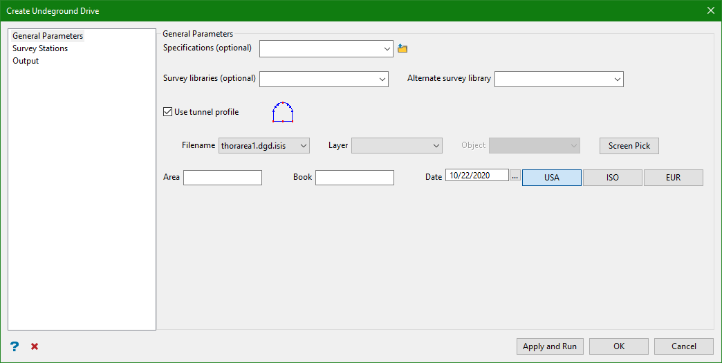 Vulcan : Survey : UG Survey : Create UG Drive