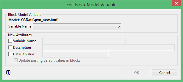 Vulcan : Block : Manipulation : Edit Variable