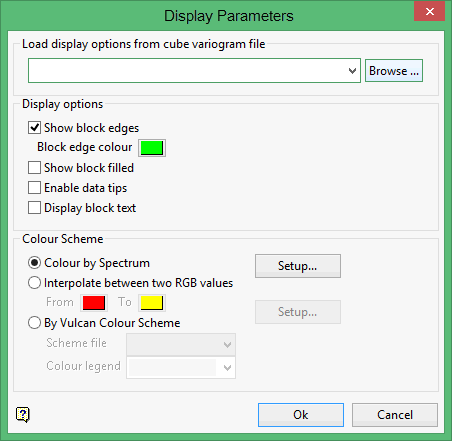 Vulcan : Block : Variography : Cube Multi Display