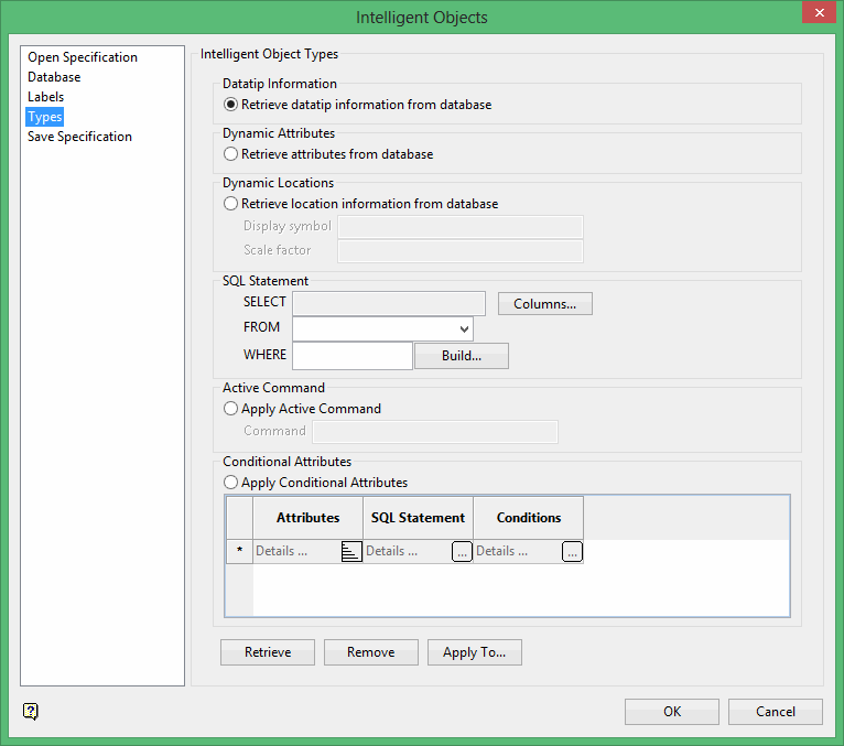 Vulcan : Design : Intelligent Objects : Intelligent Objects Editor : Types
