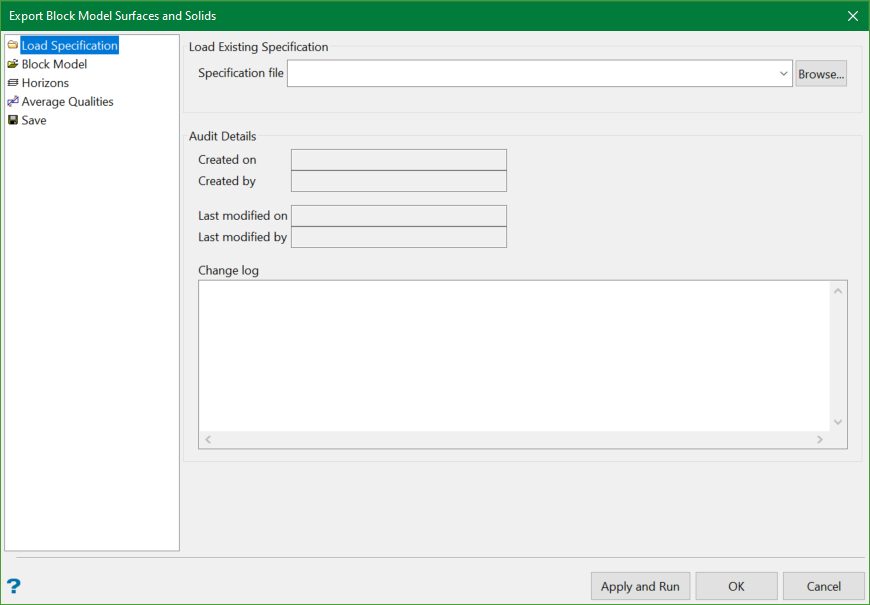 Vulcan : Grid Calc : Integrated Stratigraphic Modelling : Export HARP Model To Surface
