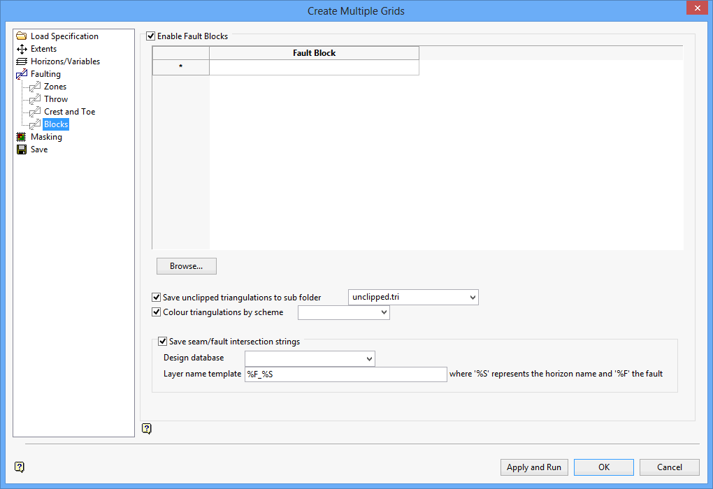 Vulcan : Grid Calc : Create Multiple Surfaces : Blocks