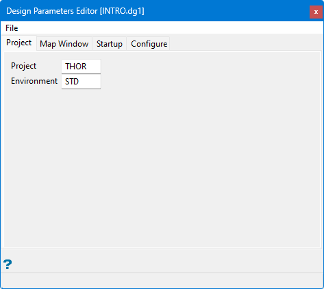 Vulcan : Introduction : Setting Up Vulcan : Creating a Project File