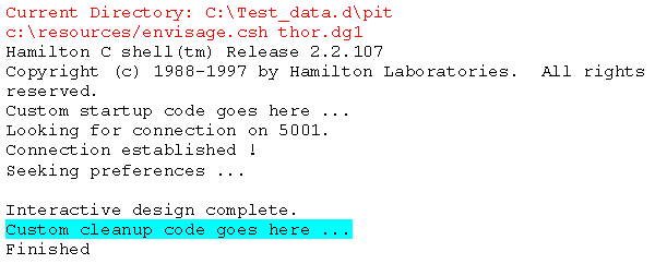 Vulcan : Introduction : Starting Vulcan Software