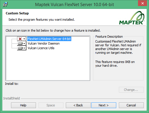 Installation Notes : Installing a Network Licence