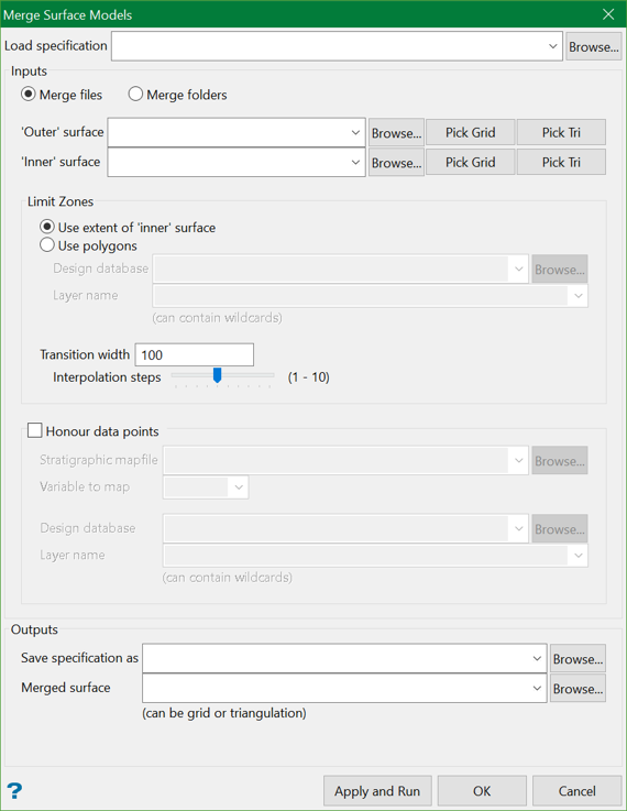 Merge Surface Models