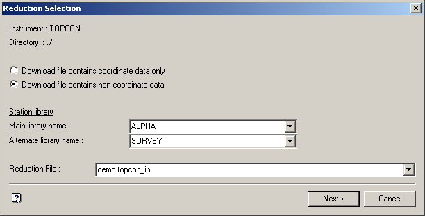 Vulcan : Survey : Surveying : Reduction : TOPCON TPS-7