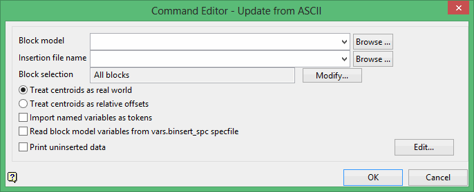 Vulcan : Block : Manipulation : Command Editor : Update from ASCII