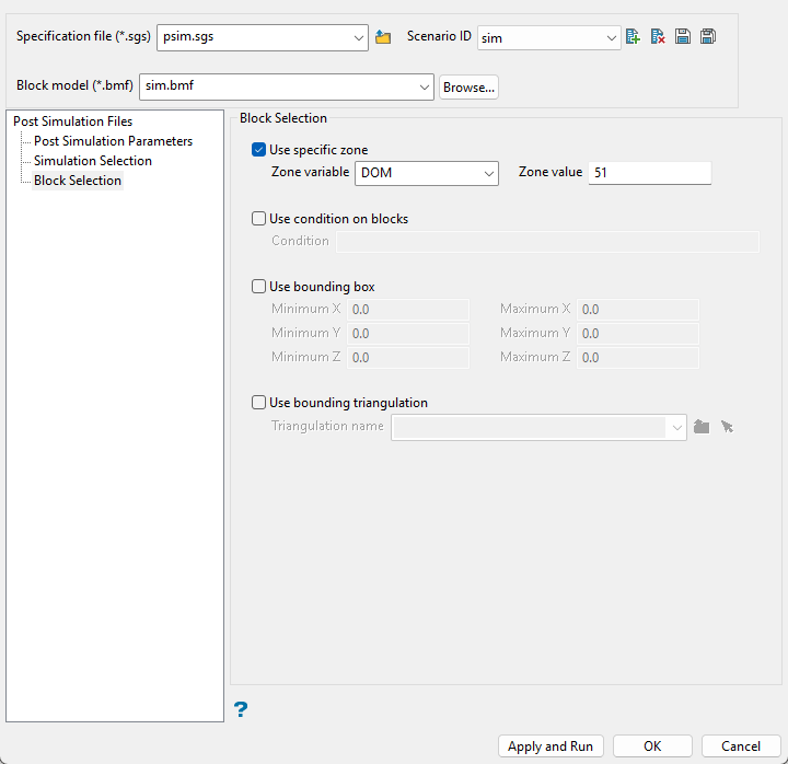 Vulcan : Block : Simulation : Post Simulation