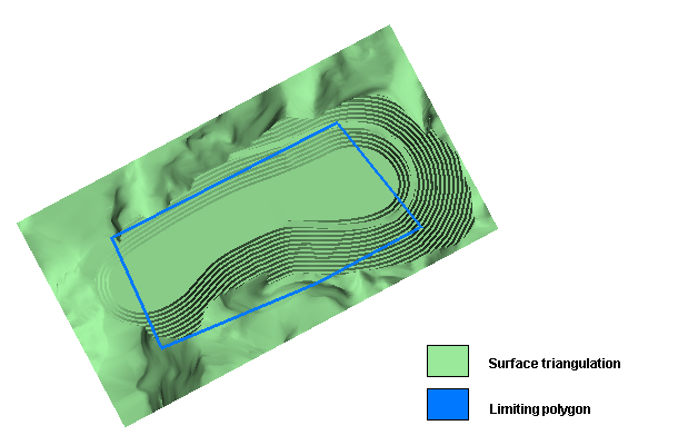 Vulcan : Model : Triangle Surface : Relimit by Polygon