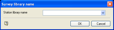 Vulcan : Survey : Surveying : Create Station Library