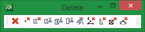 Vulcan : Toolbars : Delete Toolbar