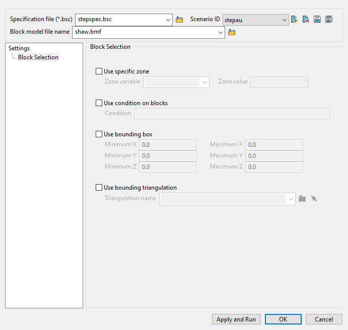 Vulcan : Block : Gaussian Transformations : Stepwise Gaussian Back