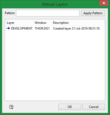 Vulcan : File : Layers : Reload