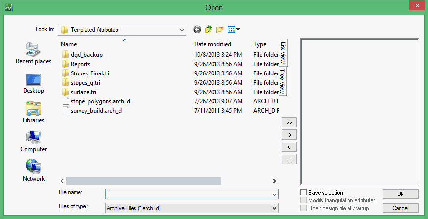 Vulcan : File : Load Archive