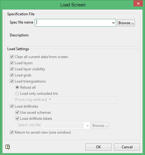 Vulcan : File : Load Screen