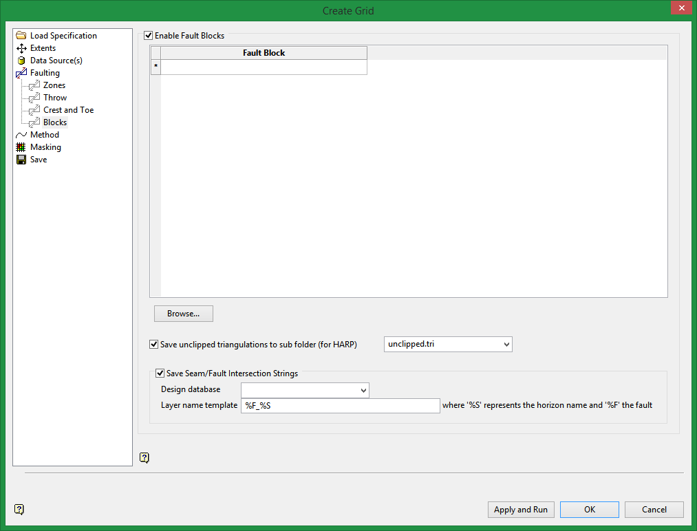 Vulcan : Grid Calc : Create Surface : Blocks