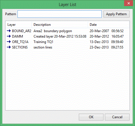 Vulcan : Introduction : Starting Design Work : Selecting Layers