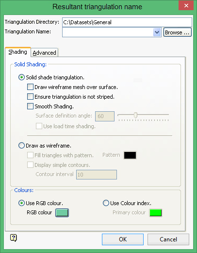 Vulcan : Model : Grid Mesh Surfaces : Triangulate